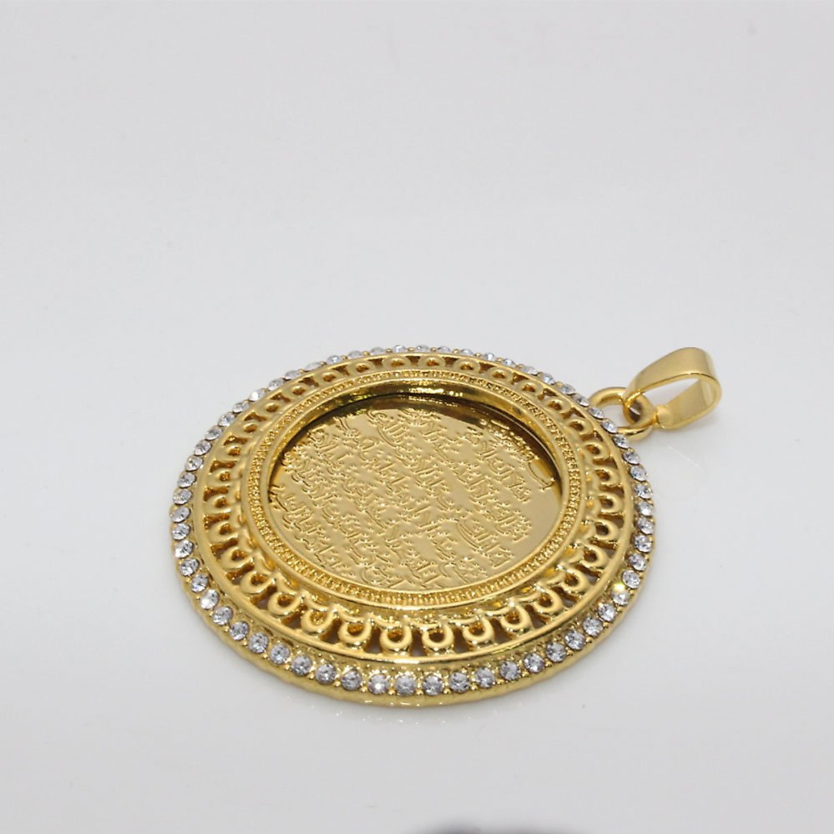 ZKDC Quran Ayatul Kursi islam muslim ALLAH 60 cm chain necklace