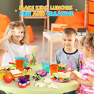 29Pcs Sandwich Cutter and Sealer Set, HAIMST Sandwich Cutters for Kids Lunch Sandwich Bread Decruster DIY Cookie Cutters Fruit Vegetable Cutter Shapes Sandwich Mold for Kids Bento Lunch Box