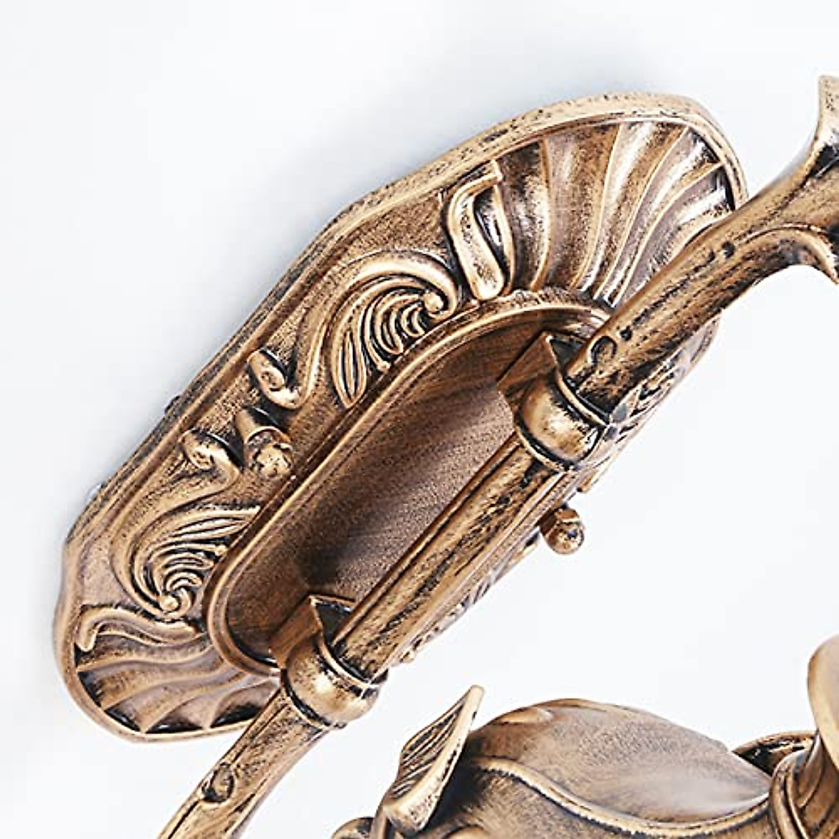 Wall Light, Wall Sconces, European Retro Aisle Garden Light, Anti-Corrosion and Anti-Rust Wall Light, Outdoor Sconce Light, Aluminum Engraving Wall Light,Compatible with Patio, Terrace, Hallway, Porch