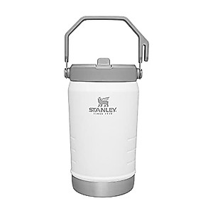 Stanley IceFlow Stainless Steel Water Jug with Straw, Vacuum Insulated Water Bottle for Home and Office, Reusable Tumbler with Straw Leakproof Flip 40OZ