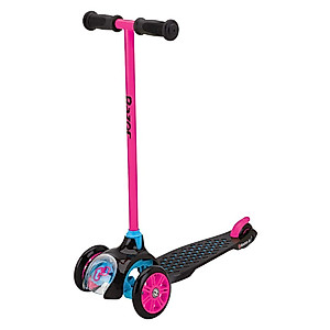 Razor Jr. T3 Kick Scooter for Kids Ages 3+ - Lightweight, Advanced Tilt-to-Turn Technology, For Riders up to 48 lbs