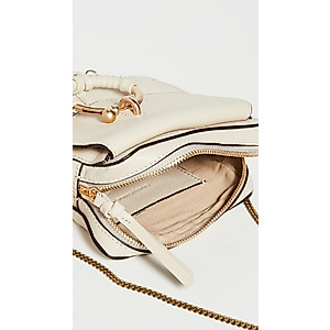 See by Chloe Women's Joan Mini Crossbody, Cement Beige, Off White, One Size