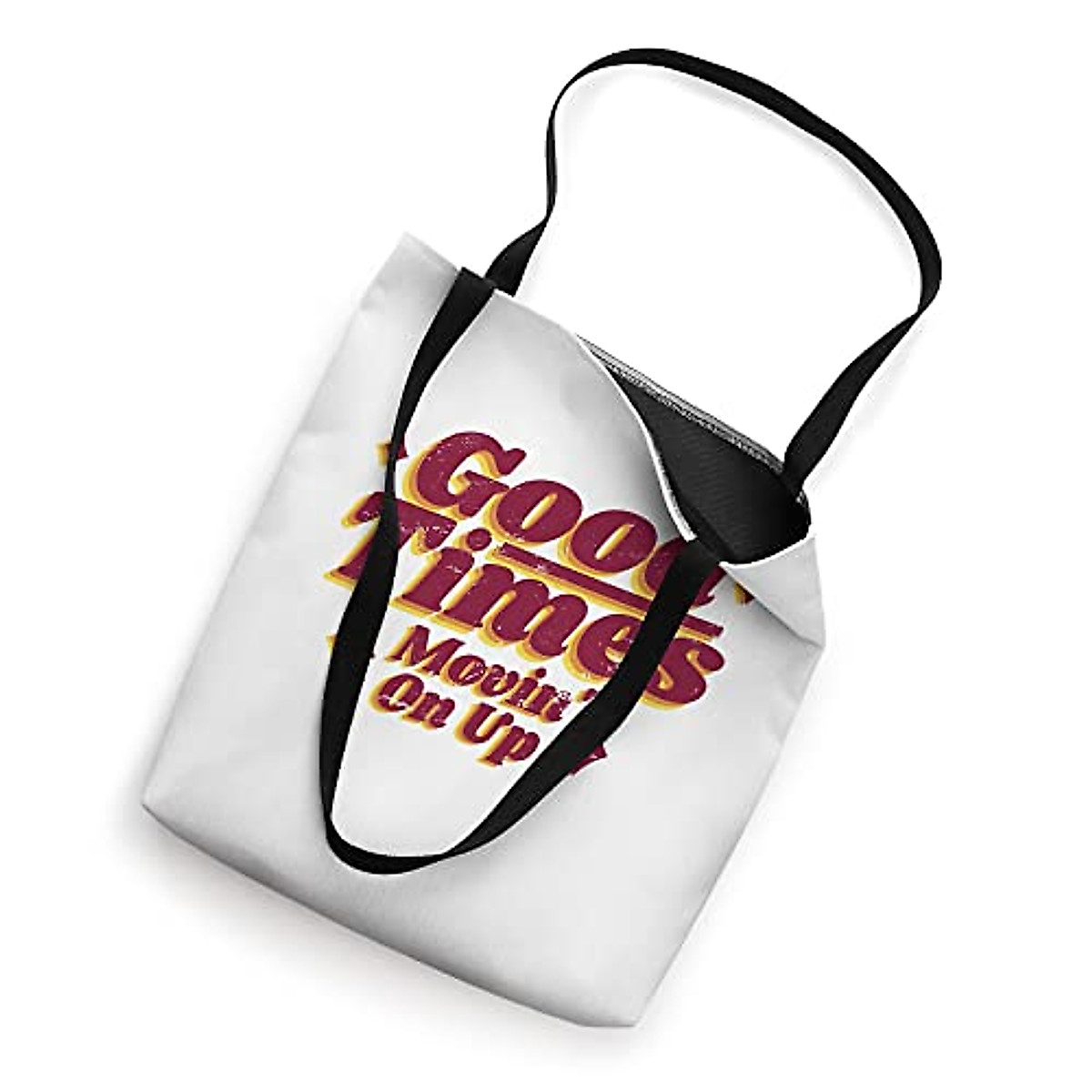 Time for Good T I M E S. Moving on motivational 70's Theme Tote Bag