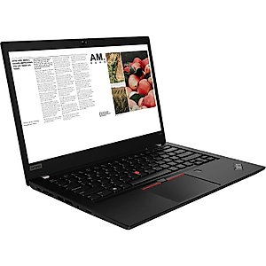 Lenovo Thinkpad T490s 14" Full HD FHD (1920x1080) IPS Anti-Glare Business Laptop (Intel Quad-Core i7-8565U, 8GB DDR4 RAM, 512GB PCIe SSD) Backlit, Type-C, Thunderbolt 3, Fingerprint, Windows 10 Pro 64