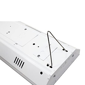 Four Bros Lighting LED Ready 6 Bulb/Lamp F54T5 High Bay Light Fixture - Non-shunted Sockets - 6 LED T5 Tubes Included - Commercial Grade - Brighter Than T8 LED and Fluorescent