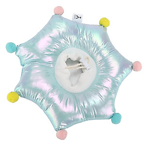 BORDSTRACT Adjustable Cat Cone Collar Soft, Clown E Collar for Cats, 3 Size Cat Recovery Collar, Waterproof, Cat Neck Cones to Stop Licking for Cat/Kitten/Small Dog, Anti-Bite Lick(M)