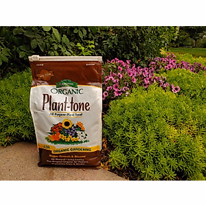Espoma Organic Plant-Tone 5-3-3 Natural & Organic All Purpose Plant Food;18 lb. Bag; The Original Organic Fertilizer for All Flowers, Vegetables, Trees, and Shrubs.
