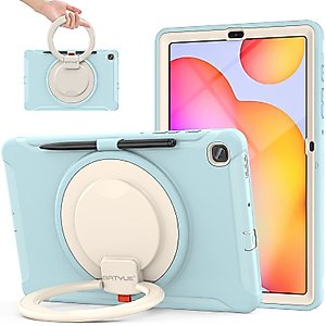 BATYUE Case for Samsung Galaxy Tab S6 Lite 10.4 Inch 2024/2022/2020 (SM-P610/P613/P615/P619/P620/P625/P627), Protective Rugged Cover with Stand, for Kids, Boys, Girls, Frozen Blue