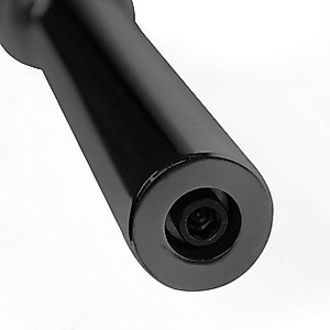 CAP Barbell 6-Foot Solid Olympic Bar, Black (2-Inch) - New Version (OBIS-72B)