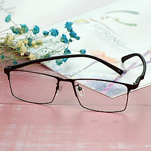 LifeArt Blue Light Blocking Glasses, Anti Eyestrain, Computer Reading Glasses, Gaming Glasses, TV Glasses for Women Men, Anti Glare (Brown, 2.25 Magnification)