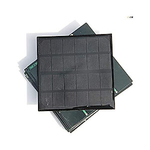 XINI INDUSTRIAL 5pcs 3w 6v 500ma 145x145mm Mini Monocrystalline Silicon Solar Panel Module DIY Polysilicon Solar Epoxy Cell Charger