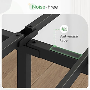 Novilla Full Size Bed Frame, 14 Inch Metal Platform Bed Frame Full Size No Box Spring Needed, Heavy Duty Steel Slat Support, Easy Assembly