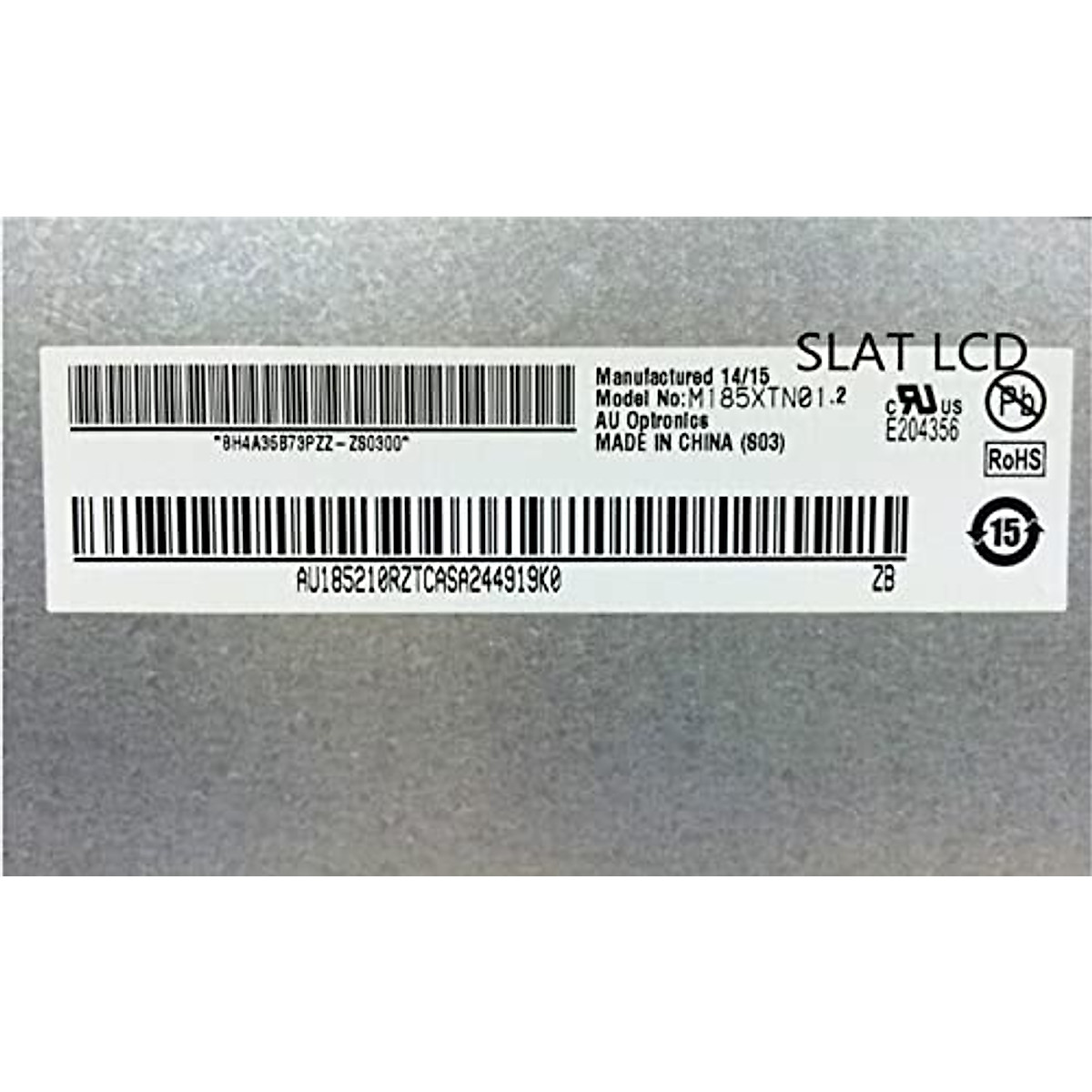 AUO 18.5 Inch LCD Panel M185XTN01.2, Replacement Screen for GAEMS Vanguard G190, for Lenovo C225 C245, with Full kit of Driver Board