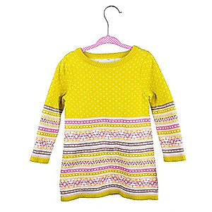 Pink Polka Dot Velvet Clothes Hangers for Baby Nursery and Kids Closet, Ultra Thin, Nonslip (11 Inches, 50 Pack)