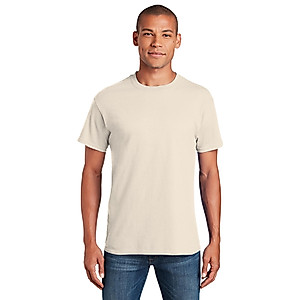 Gildan 5.4 oz Cotton T-shirt (5000) Tee X-Large Natural