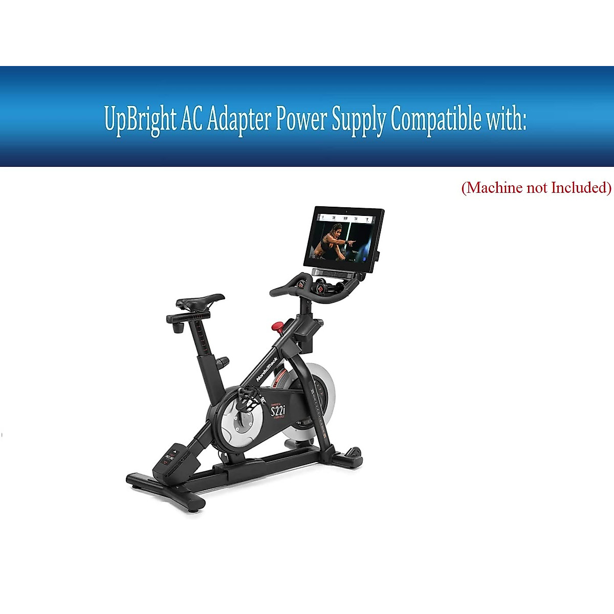 Genuine Intai 36V 3.5A AC/DC Adapter Compatible with NordicTrack Commercial S22i Elliptical Studio Cycle NTEX02117 NTEX02117NB NTEX02121 NTEX02422 22" Fitness Bike IN3603500 418190 Power Supply Cord