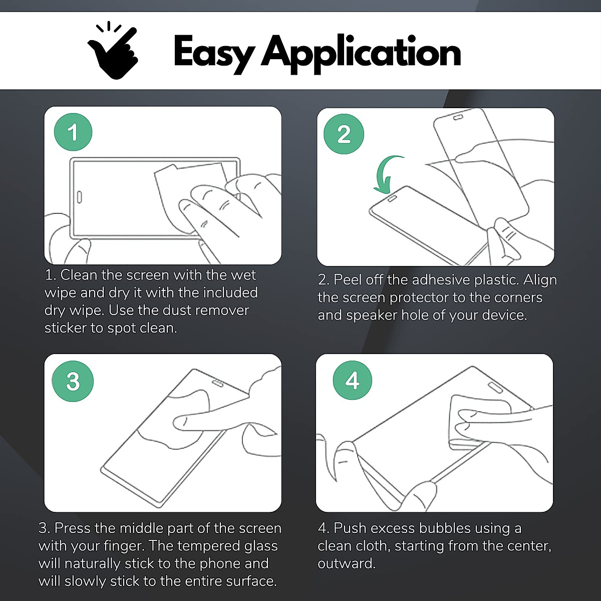 Cbus Wireless [2-Pack] Glass Screen Protector for Samsung Galaxy S22 Ultra