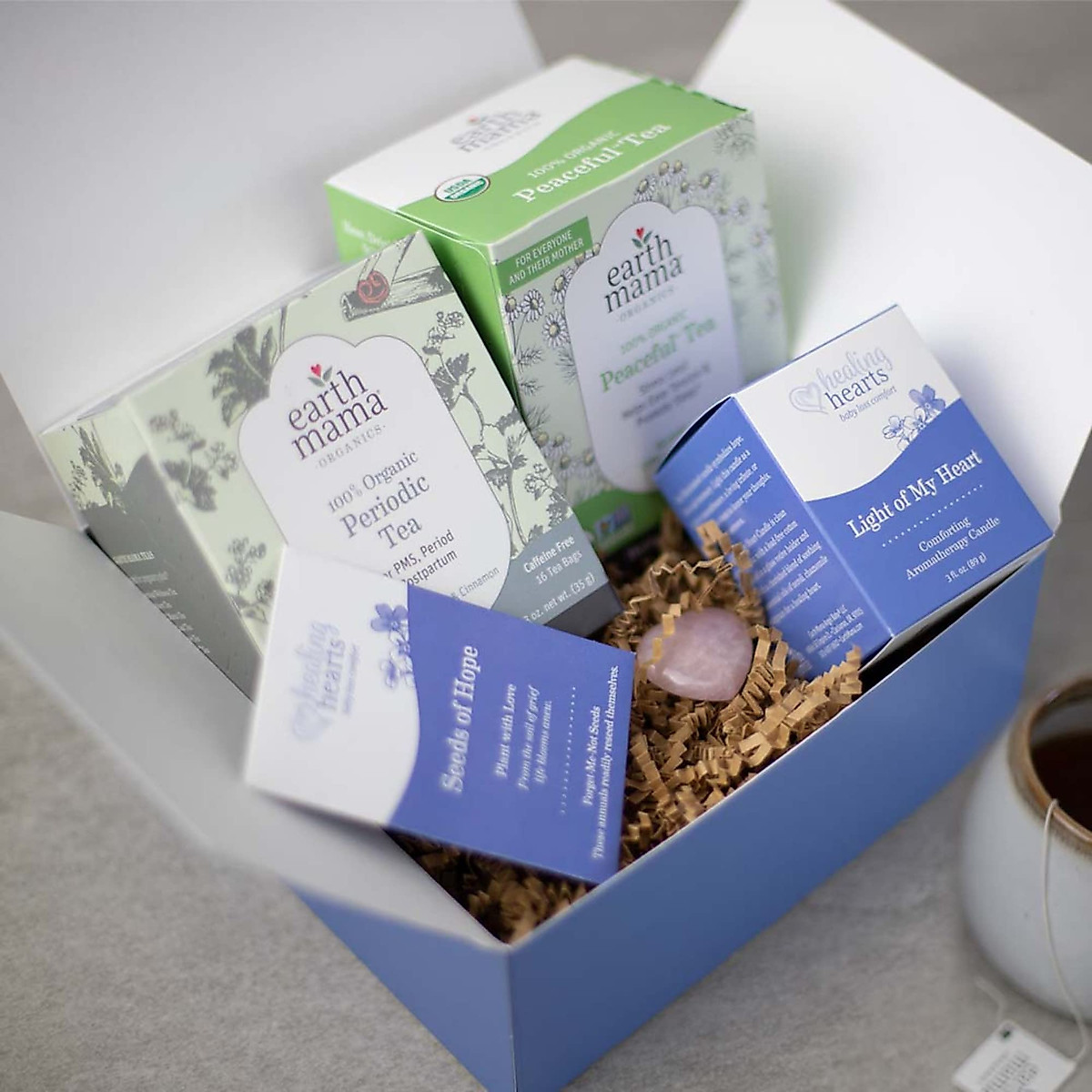 Earth Mama Healing Hearts Comfort Gift Set | Pregnancy, Miscarriage and Baby Loss Care for Grieving Moms, 5-Piece Set