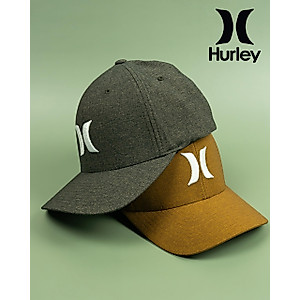 Hurley Men’s Hat – Phantom Flexfit Fitted Baseball Cap, Size Small-Medium, Black