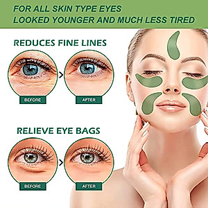 Under Eye Mask,Collagen Eye Mask,Seaweed Eye Mask,Firming Eye Mask, Eye Gel Treatment Masks for Puffy Eyes, Eye Pads for,Under Eye Bags, Anti Wrinkle, Moisturizing Improves Elasticity 30 Pairs