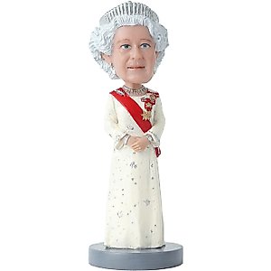 Queen Elizabeth II Bobblehead, United Kingdom Princess Elizabeth Alexandra Mary Windsor Bobblehead Toys Statue Queen Elizabeth II Action Figure