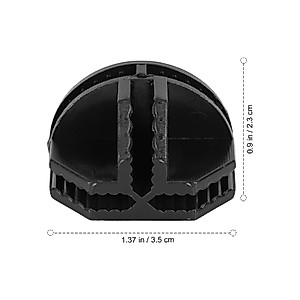 DOITOOL 40pcs Wire Cube Connectors Plastic Connector Wire Grid Cube Organizer Connector for Modular Closet Storage Organizer Wire Shelving 3. 5x2. 3cm