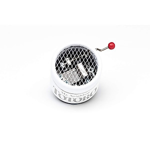Japanese music box hand cranked music mechanism. Inspired by the Totoro Japanese Movie. 1,5 inch high and 2,1 diameter