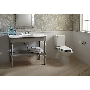 KOHLER ‚Äé10272-4-CP Forte Sculpted Widespread Lav Faucet, Bathroom Sink Faucet with Sculpted Lever Handles, Polished Chrome