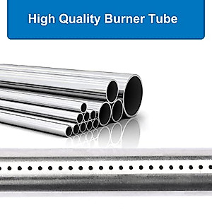 Utheer 7508 Grill Burner Tube for Weber Genesis Silver B/C Gold B/C Spirit 700 Spirit E-310, E-320 Side Control Weber 900 Grill Parts Stainless Steel Gas Grill Burner Tube Kit,Detachable Burner