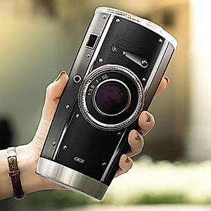 CUBICER Photographer Tumbler Stainless Steel 20 Oz Double Walled Traveling Cups For Men Coffee Mug With Lid Editing Photo Gifts For Friends On Birthday Graduation Unique With Quote