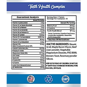 PET SUPPLEMENTS Dog Bad Breath Products - Dog Teeth Health Formula - Advanced Support Complex - Overall Health - coq10 for Dogs chewable - 3 Bottles (180 Tablets)
