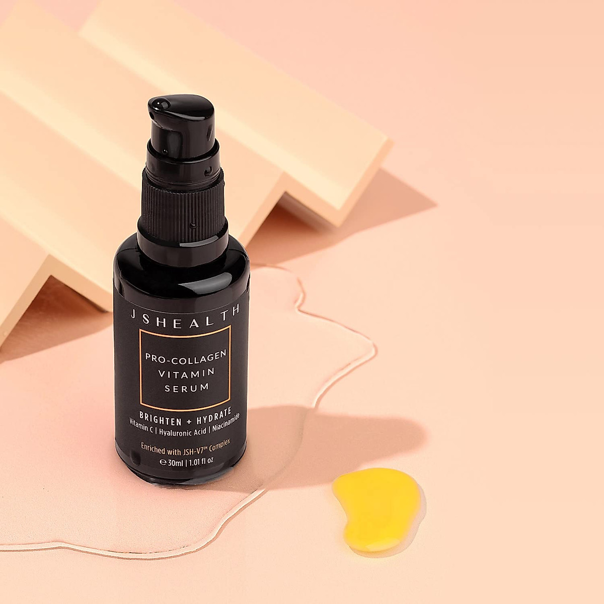 JSHealth Balance & Brighten Skincare Bundle - Gentle Facial Cleanser & Brightening Vitamin C Serum for Face