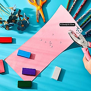 150 Pieces Heart Shaped Lash Extension Refill Filler Loyalty Punch Cards with Metal Single Handheld Hole Paper Punch Puncher for Eyelash Extensions Business Beauty Salons DIY Craft Decoration