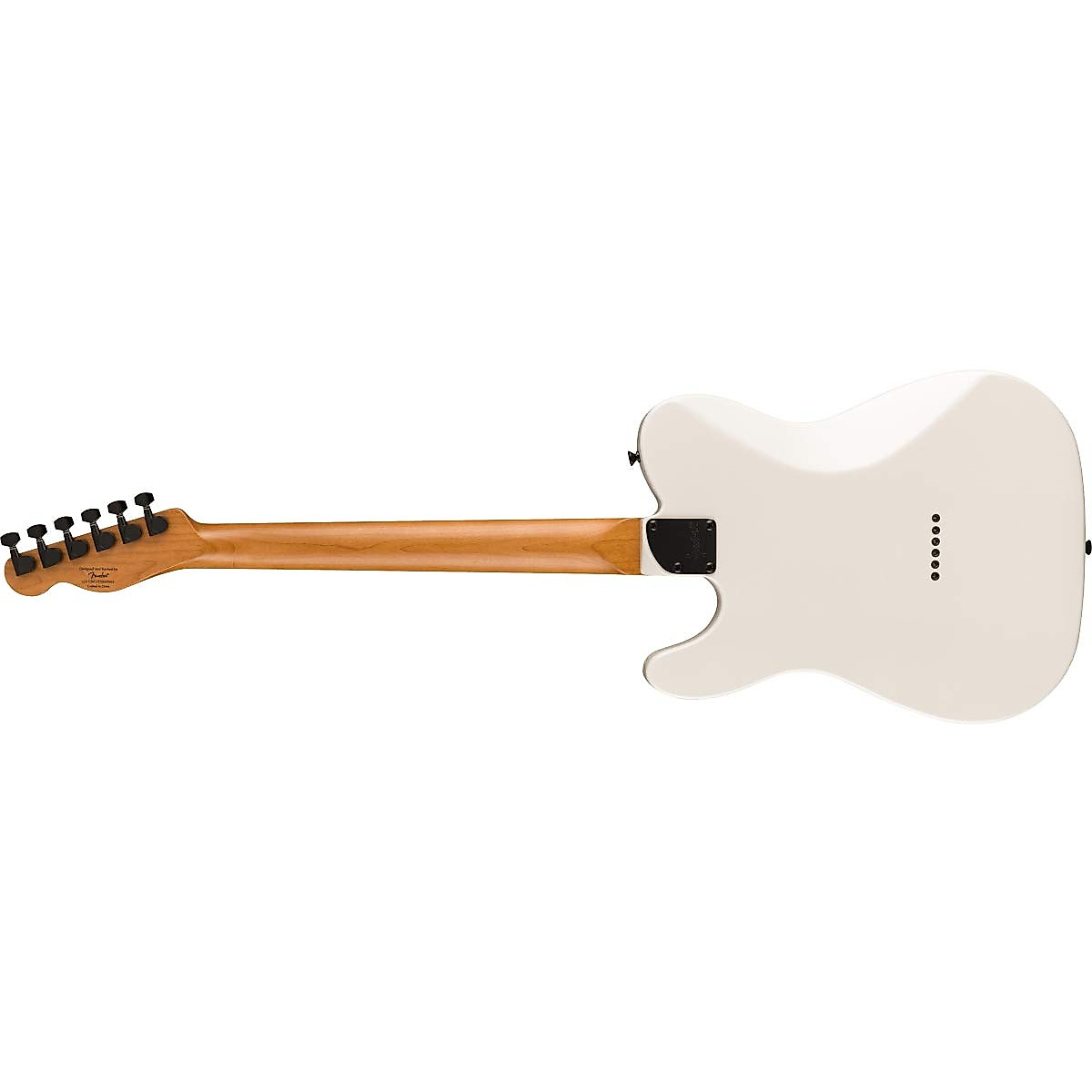 Squier Contemporary RH Telecaster Electric Guitar, with 2-Year Warranty, Pearl White, Roasted Maple Fingerboard, None Pickguard