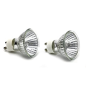 CAROLINA CUSTOM CAGES 20w GU10 Halogen Reptile Basking Bulbs, Set of 2 Bulbs