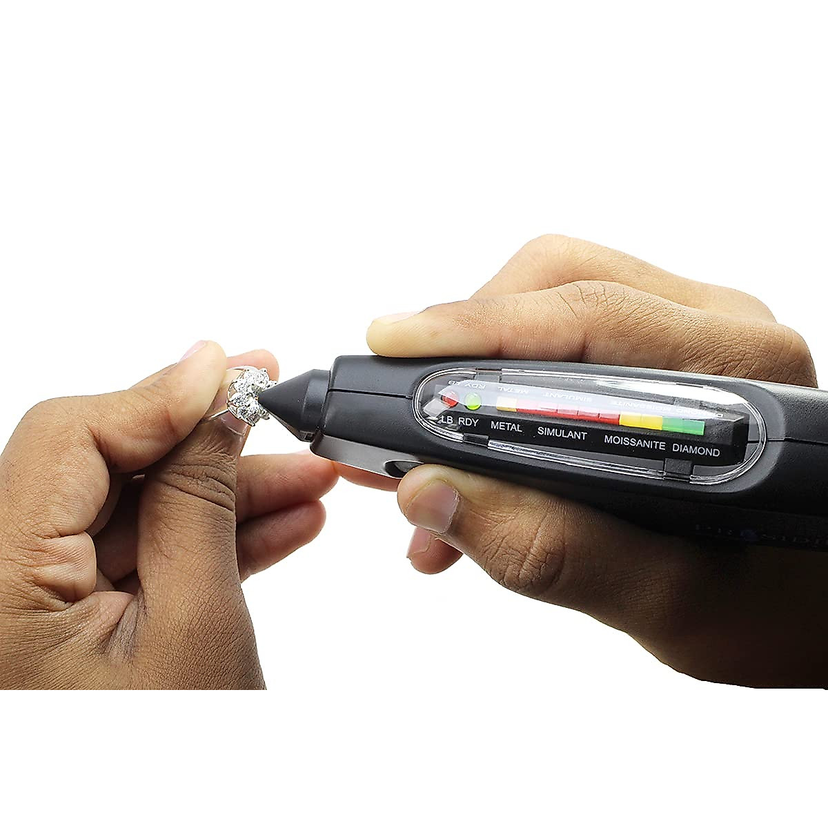 SAVEARTH DIAMONDS Center 1.20ct 7MM G-H Color Round Cut Lab Created Moissanite Diamond Cluster Engagement Ring In 14k Yellow Gold Over Sterling Silver Jewelry For Women Size-6