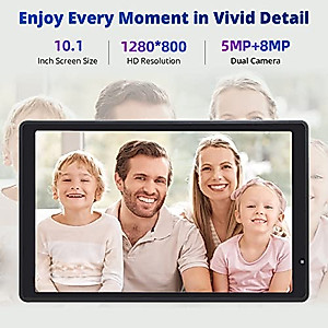 weelikeit Android Tablet 10 inch, 3GB+32GB 512GB Expand HD Touchscreen Google Tablets, Quad-Core, 6000mAh with Stylus Pen, Dual Camera, WiFi 6, Bluetooth 5.0, YouTube for Entertainment, Reading