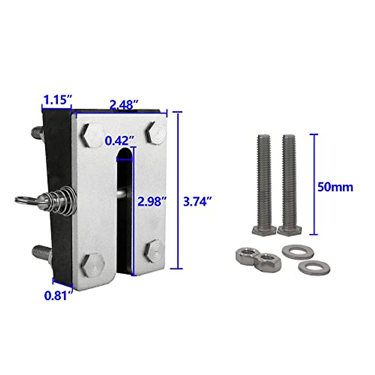 XinKunmarine 4 Step Boat Ladder,304 Stainless Steel Pontoon Boat Dive Ladder,Telescoping Ladder for Marine Boat,Fishing Boat,Yacht(4 Step)
