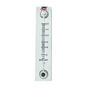 Dwyer® Visi-Float® Flowmeter, VFB-50, Acrylic Block, 3% FS Acc, .3-3 SCFH air