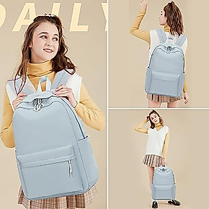 LOIDOU Backpack for Teen Girls Middle-School Primary Elementary Bookbags 17inch Kids Backpack Women laptop Backpack Lightweight Casual Daypack