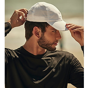 UV.LINE Men's & Women's UV PRO Cap - Sun Protection Hats for Outdoor Sports - Maximum Protection with Permanent UPF50+ (Navy Blue)