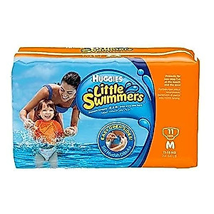 Huggies Little Swimmers Disposable Swimpants, Size M (24-34 lb), 11 ct