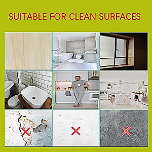 PJMNYFR 4 Pack Kitchen Towel Hooks+1Pack Sponge Cleaning Brush, Self Adhesive Wall Mount Push in Hook, Rag Dish Cloths Holders for Home Cabinet Bathroom, Blue,Green,White, 1.97IN×1.97IN×0.87IN