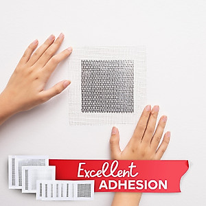 XFasten Drywall Repair Kit 12-Pack 4/6/8 Inch Aluminum Dry Wall Repair Patch Kit, Wall Patch Kit for Holes Drywall, Sheetrock Repair Kit, Ceiling Mesh Self-Adhesive Drywall Hole Repair Kit