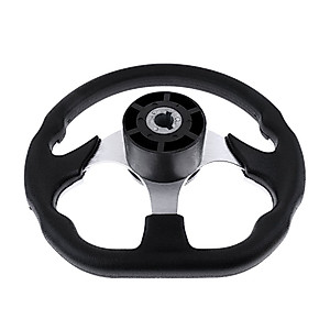 freneci 3 Spoke Yacht Marine Boat Speedboat Steering Wheel 3/4" Tapered