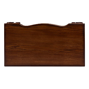 BOWERY HILL Wood Traditional Writing Desk in Vintage Oak Finish