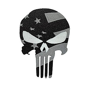 Punisher Dark Mode Plastic Hitch Cover