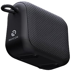 Raycon Everyday Speaker with Microphone IP67 Dustproof and Waterproof TWS Multilink Bluetooth 5.0 Portable Outdoor Wireless Speaker for Home, Outdoors, Travel (Carbon Black)