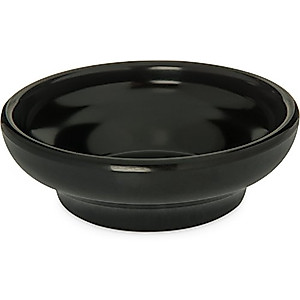 Carlisle FoodService Products 087503 Melamine Salsa Dish, 5 oz. Capacity, Black (Case of 48)