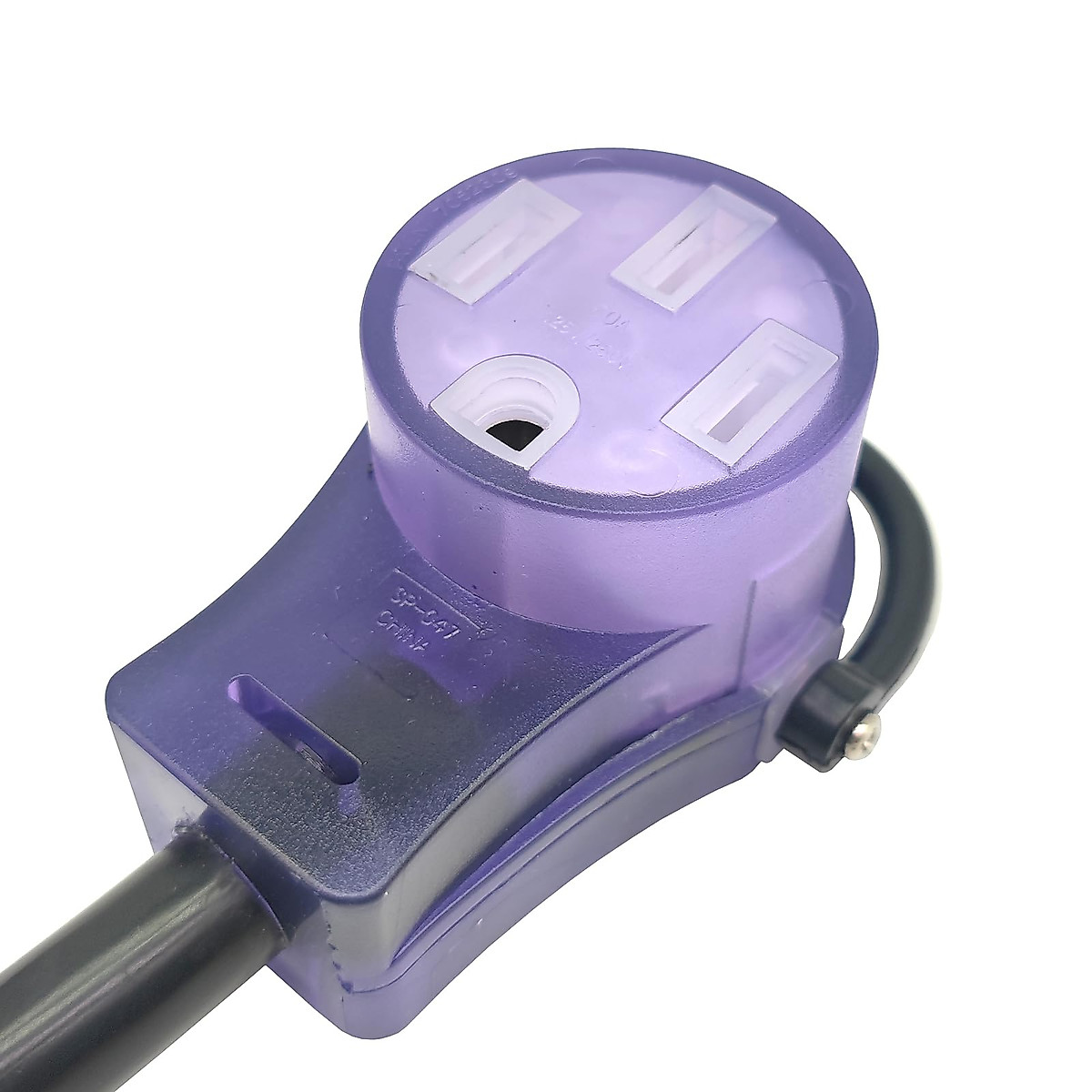 Parkworld 62282 RV Adapter Cord NEMA 5-20P to 14-50R Two Hots Bridged (ONLY Output 125V for RV, NOT for EV) 1.5 feet.